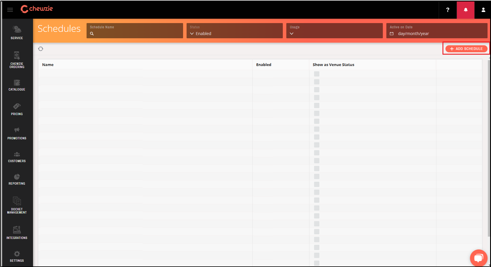 How to Create Schedules